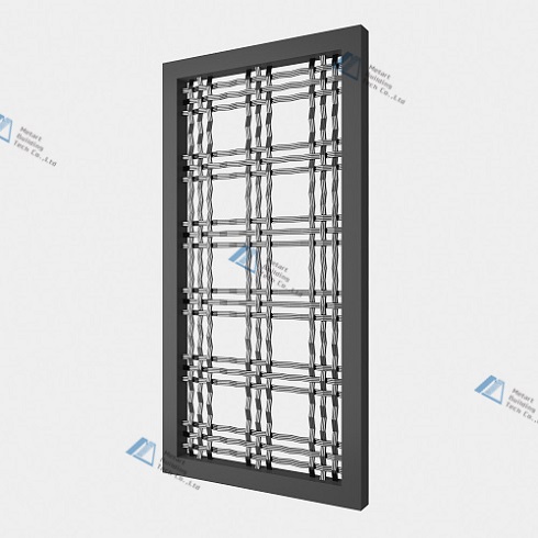 Framed Wire Mesh Partiton Screen-METART-WW44_METART BUILDING TECH CO., LTD