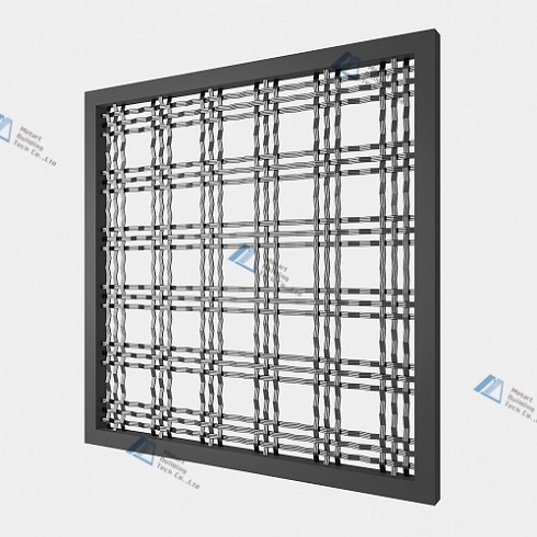 Framed Wire Mesh Partiton Screen-METART-WW44_METART BUILDING TECH CO., LTD